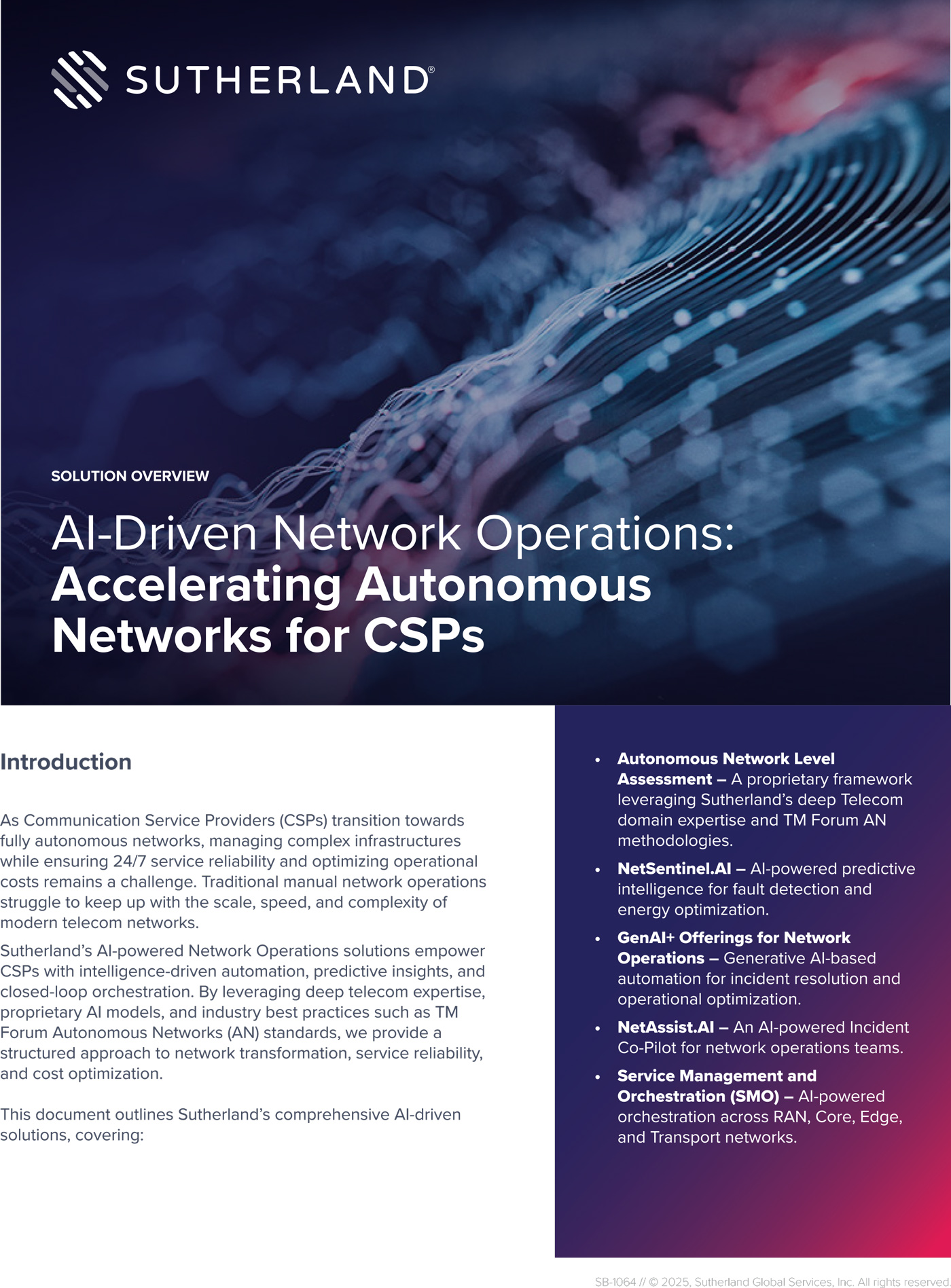 AI-Driven Network Operations: Accelerating Autonomous Networks for CSPs